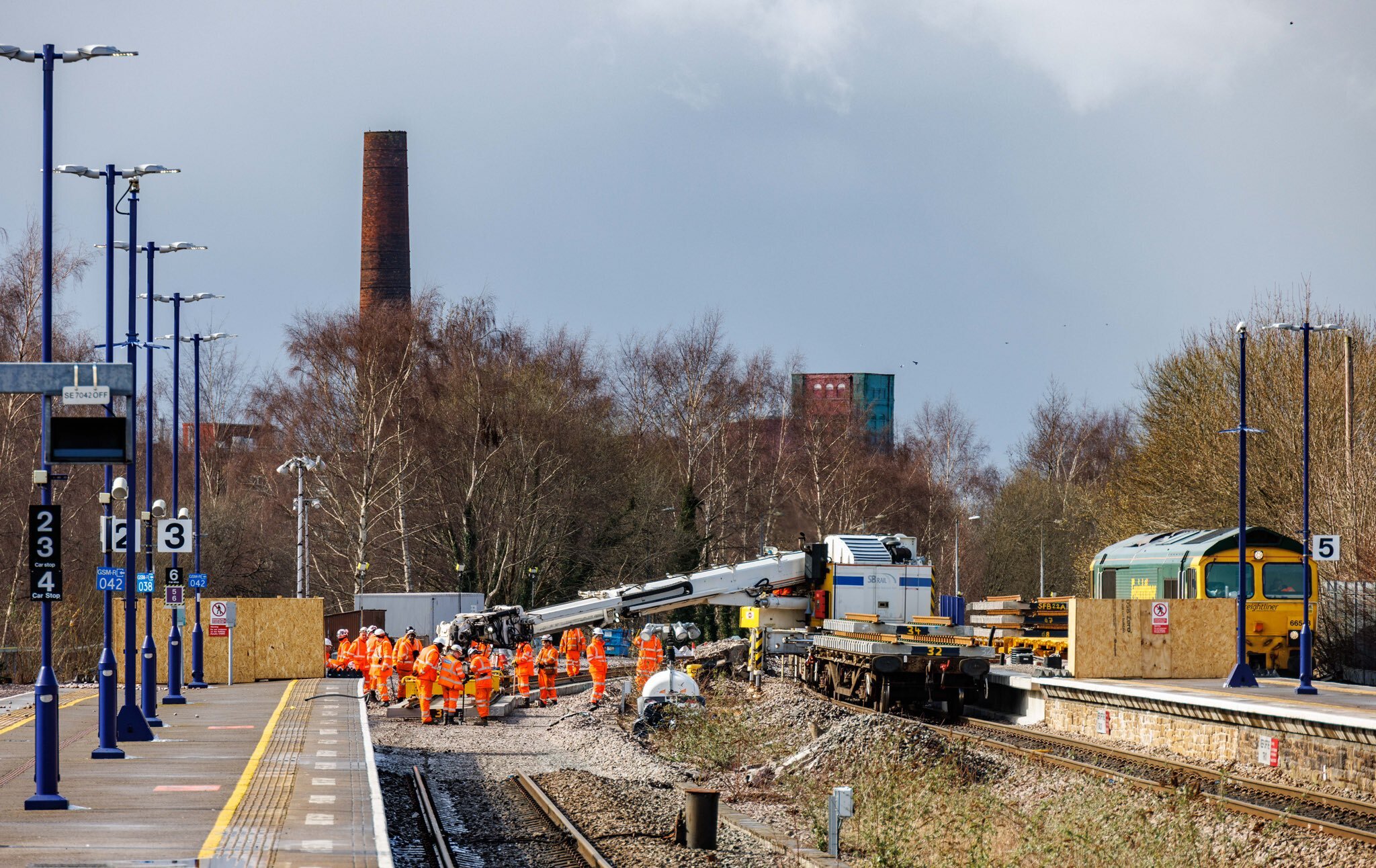 Major railway upgrades in Stalybridge reach pivotal halfway point ...