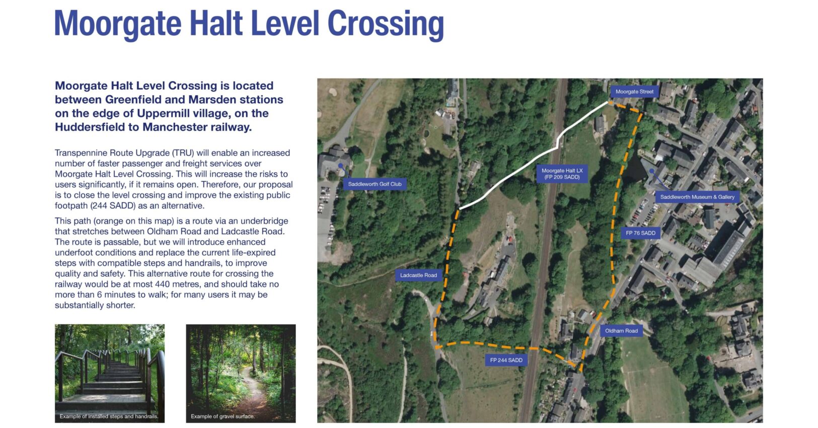 Moorgate Halt Level Crossing - Transpennine Route Upgrade