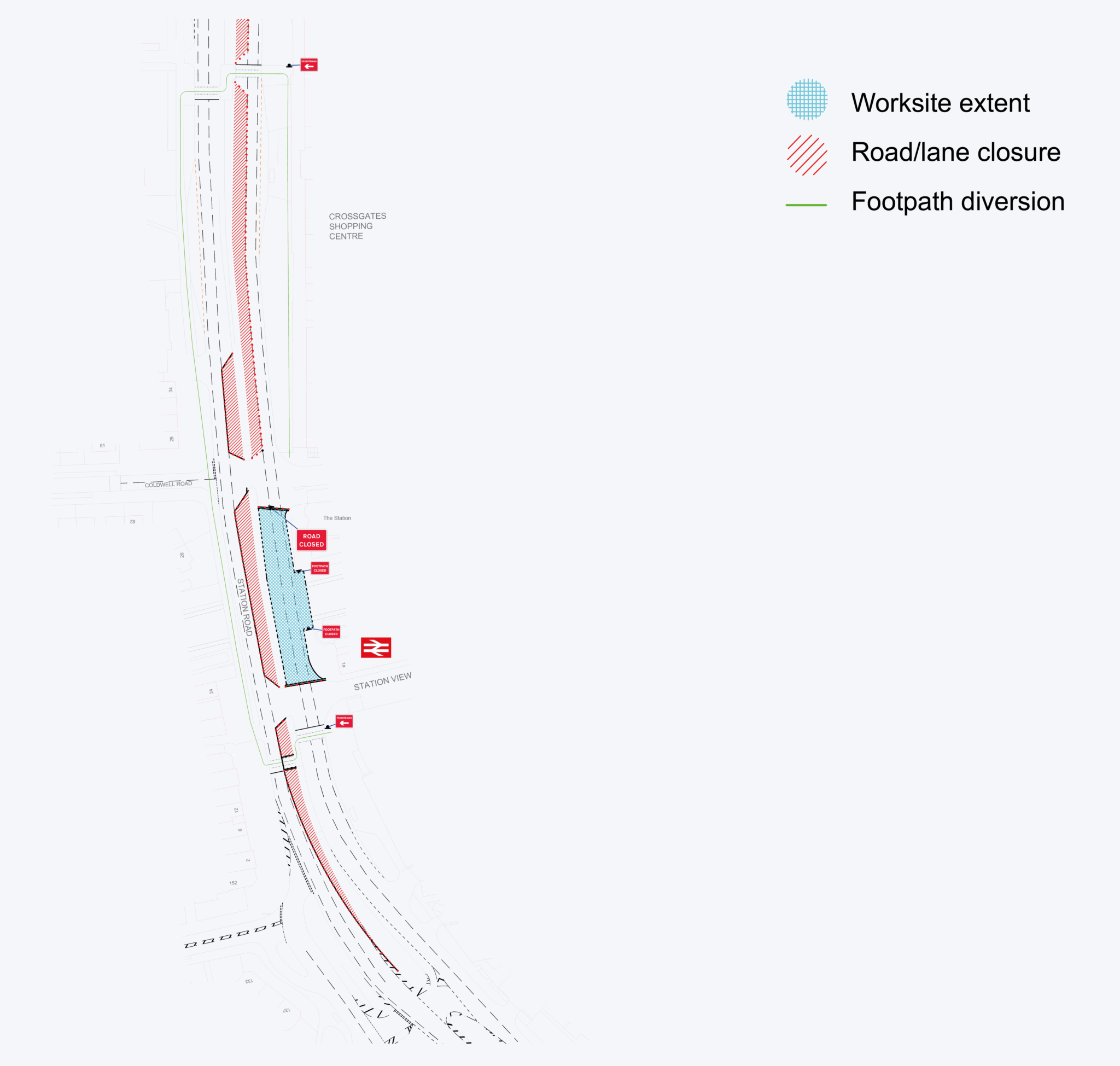 Cross Gates, Station Road Bridge - Transpennine Route Upgrade