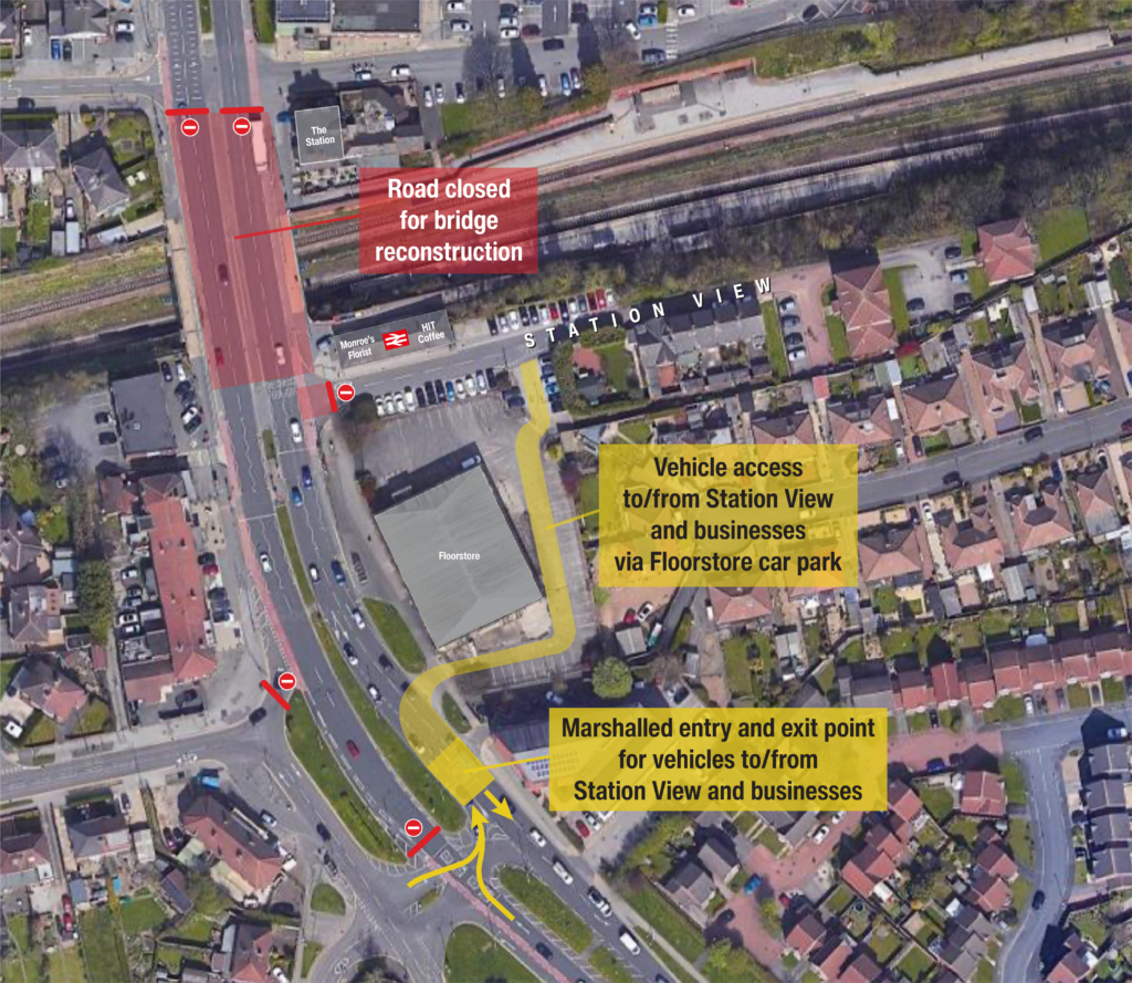 Cross Gates, Station Road Bridge - Transpennine Route Upgrade