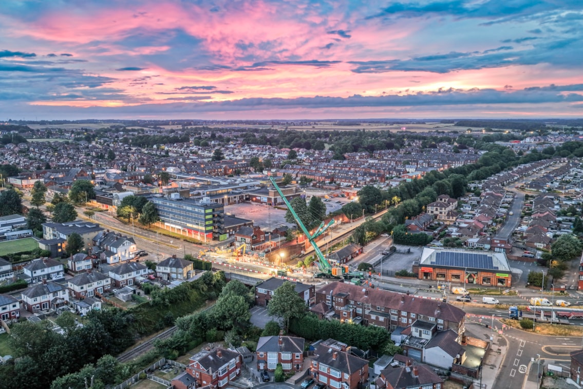 TRU electrification work charges ahead - Transpennine Route Upgrade