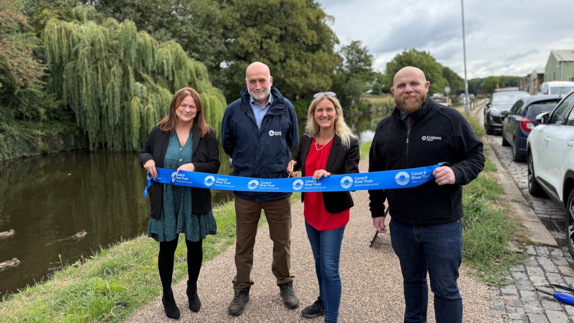 Improved towpath and Memorial Park footpath opens in Mirfield, creating ...
