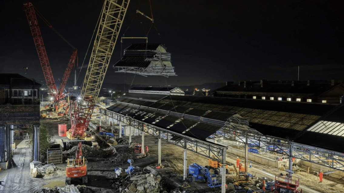 Huddersfield station set to reopen next week with new temporary layout ...